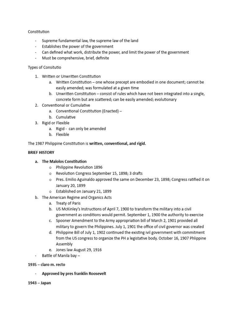 Constitution | PDF | Constitution | Statutory Law