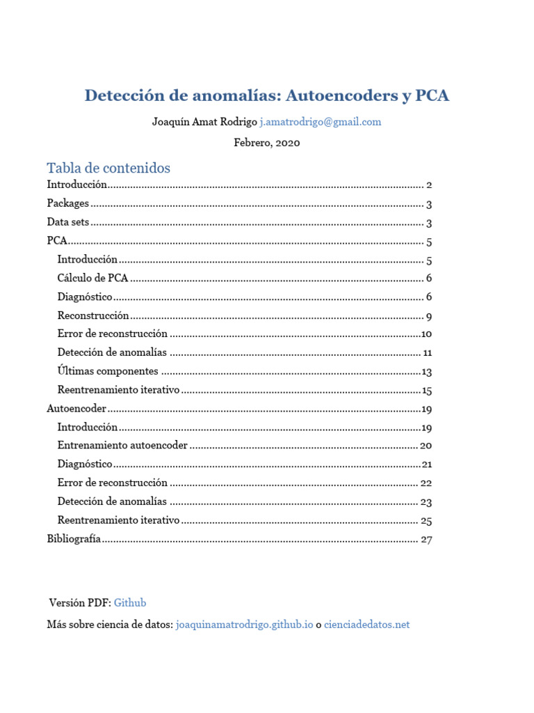 52 Deteccion Anomalias Autoencoder Pca | PDF | Análisis de componentes ...