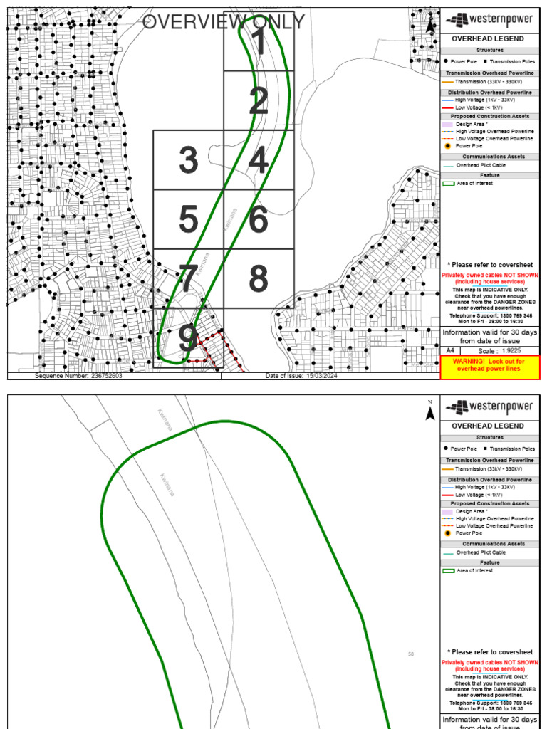 Overhead Map - SEQ 236752603 | Download Free PDF | Electric Power ...
