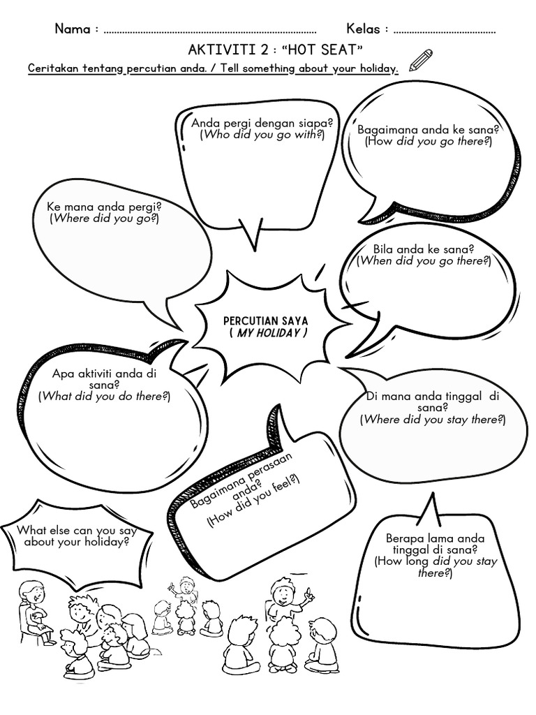 My Holiday Snapshots Worksheet | PDF