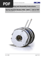 FDB Series Spring Loaded Brakes | PDF | Brake | Electric Motor