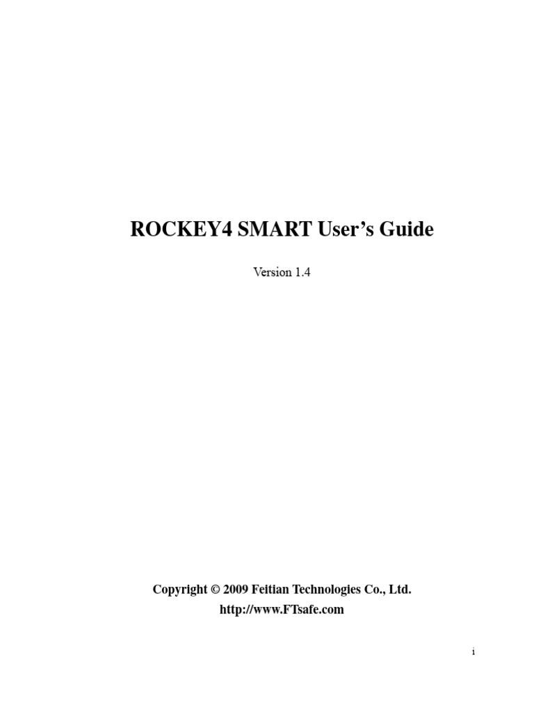 Rockey4 Smart | PDF | Installation (Computer Programs) | Password