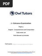 Year 6 CGP Reading Comp Answers | PDF | Theseus | Poetry