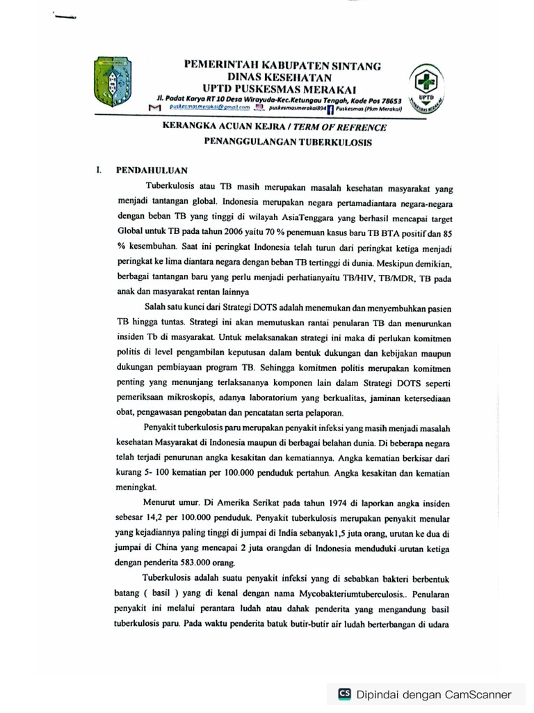 KAK terkait Program TB | PDF