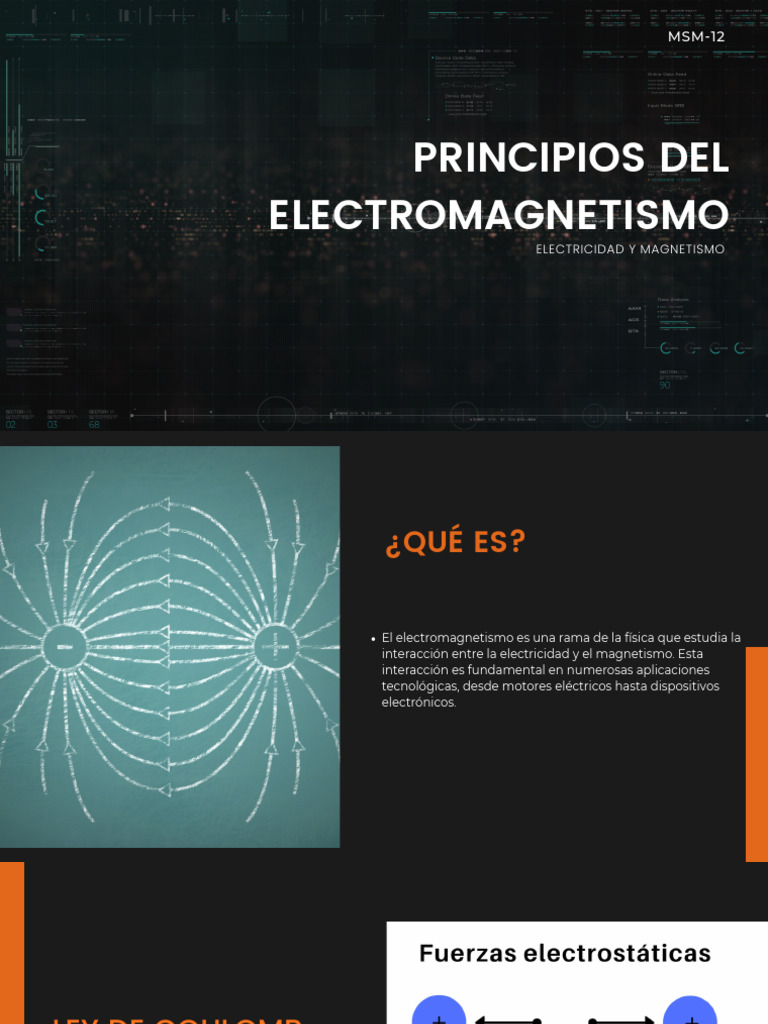 Principios de Electromagnetismo | PDF | Electricidad | Electromagnetismo