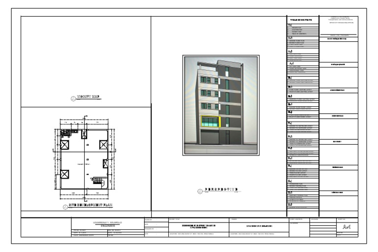 Five-Storey Building Plan PDF | PDF | Buildings And Structures