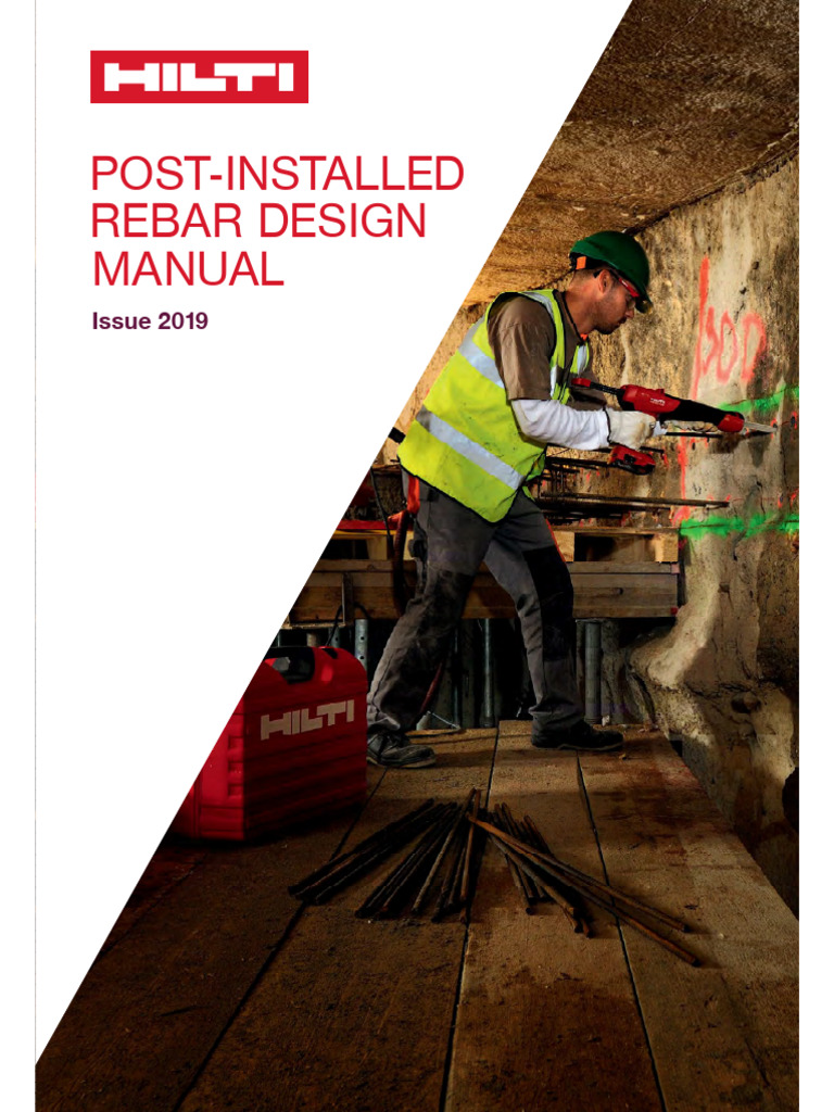 Hilti - Post-Installed - Rebar - Design - Manual - 2019 | PDF ...