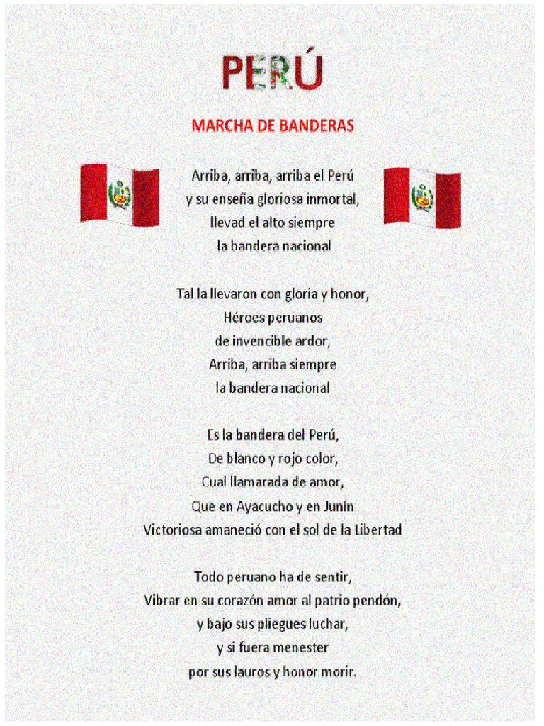 HIMNO-MARCHA DE BANDERAS | PDF