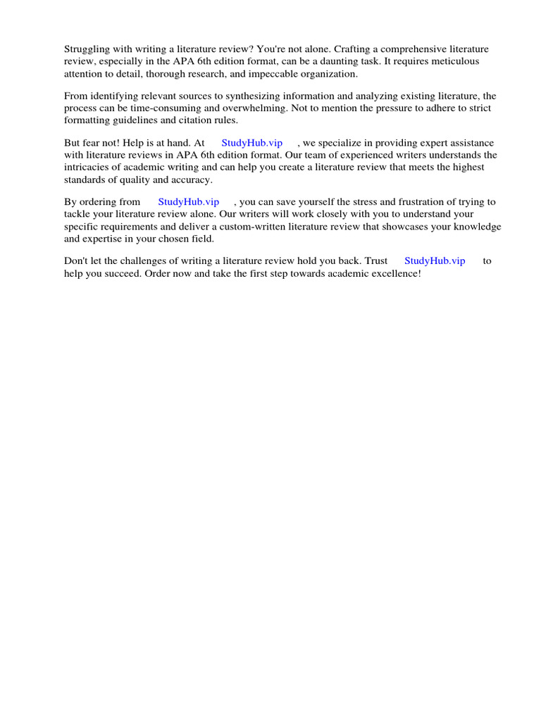 Literature Review Examples Apa 6th Edition | Download Free PDF | Apa ... Literature Review Examples Apa 6th Edition | Download Free PDF | Apa ...