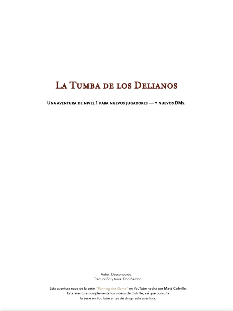 La Tumba Del | PDF