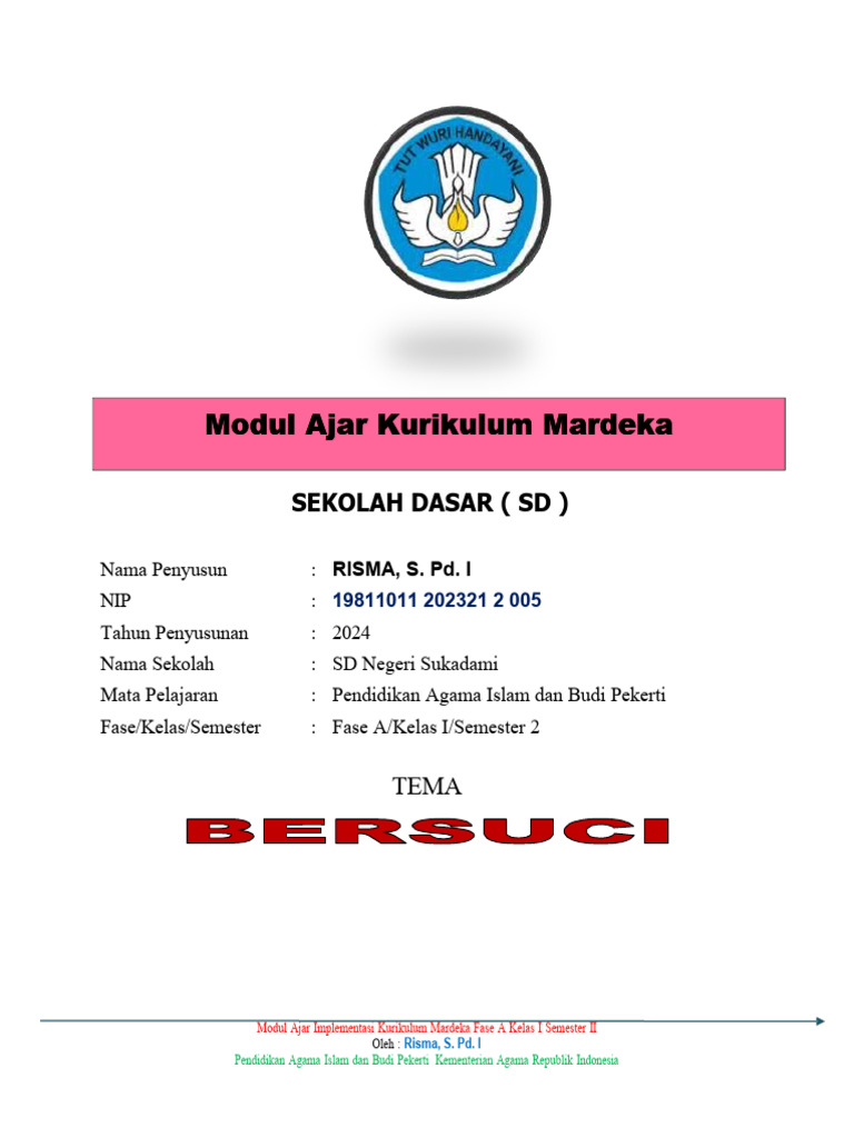 Modul Ajar Paibp Kelas 4 Kurikulum Merdeka | PDF Modul Ajar Paibp Kelas 4 Kurikulum Merdeka | PDF