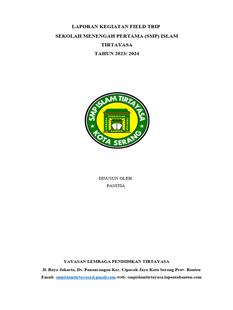 Laporan Field Trip 2024 | PDF | Perjalanan
