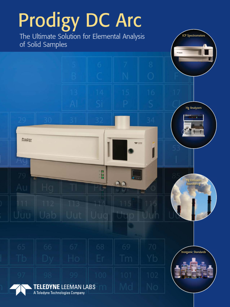 Prodigy DC Arc Brochure | PDF | Spectrometer | Optics