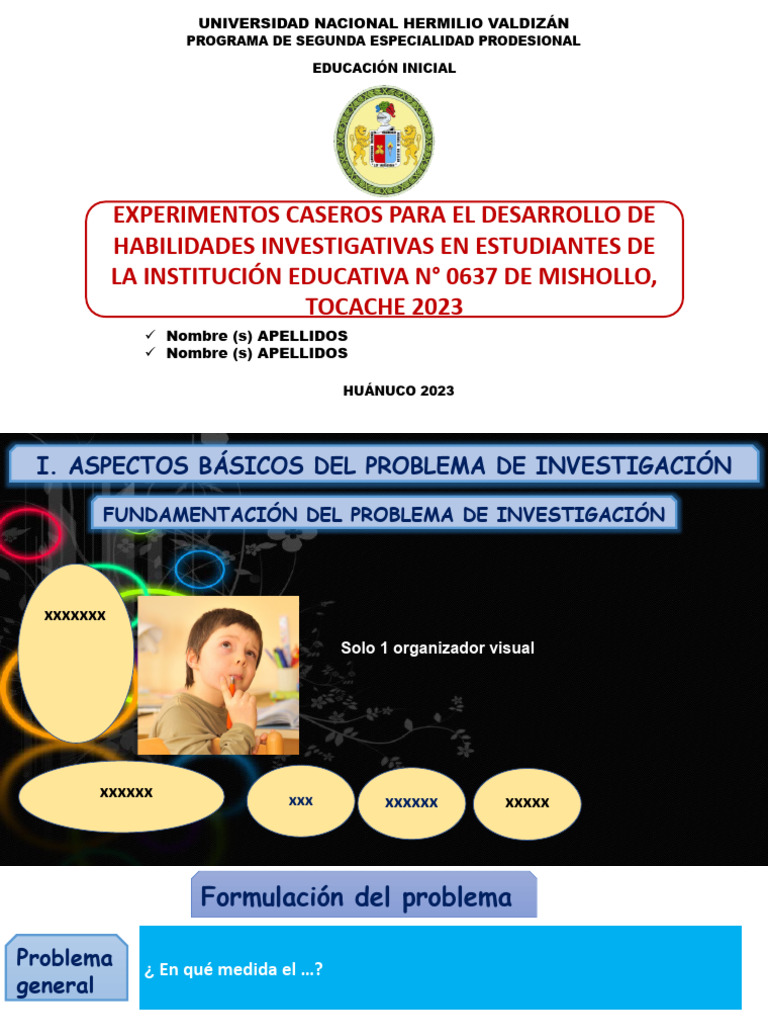 14 Diapositivas Sugerido. Exposición de Proyecto Joel. 2da Esp | PDF