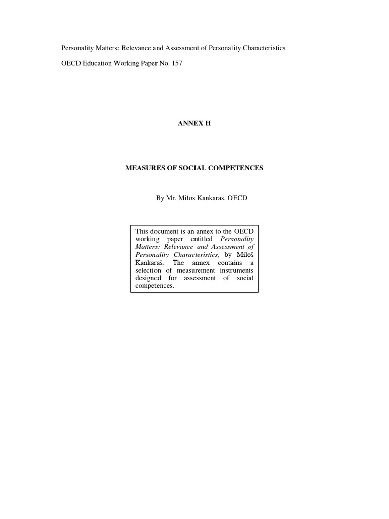 Tromso Social Intelligence Scale | PDF | Psychology | Psychological ...