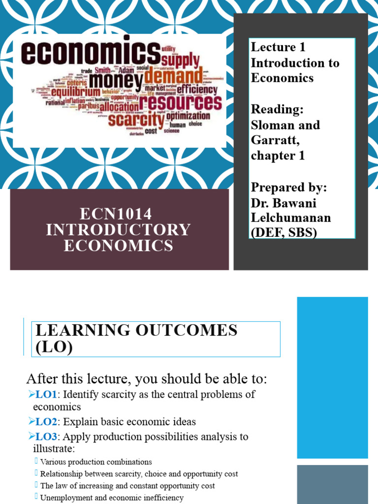 Chapter 1 Introduction to Economics | PDF | Economics | Microeconomics