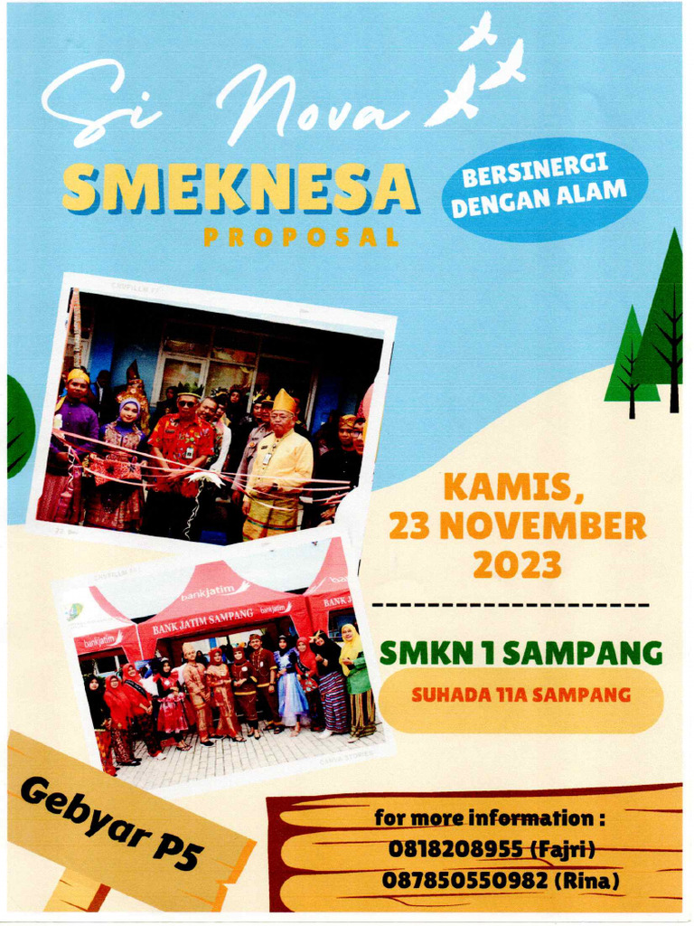 Proposal Gebyar P5 | PDF