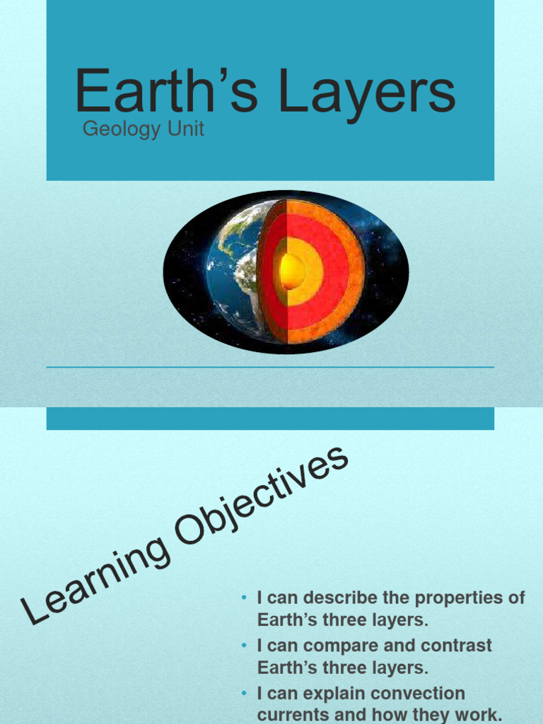 Geology Powerpoint Earth Layers 1 | PDF | Earth | Natural Sciences