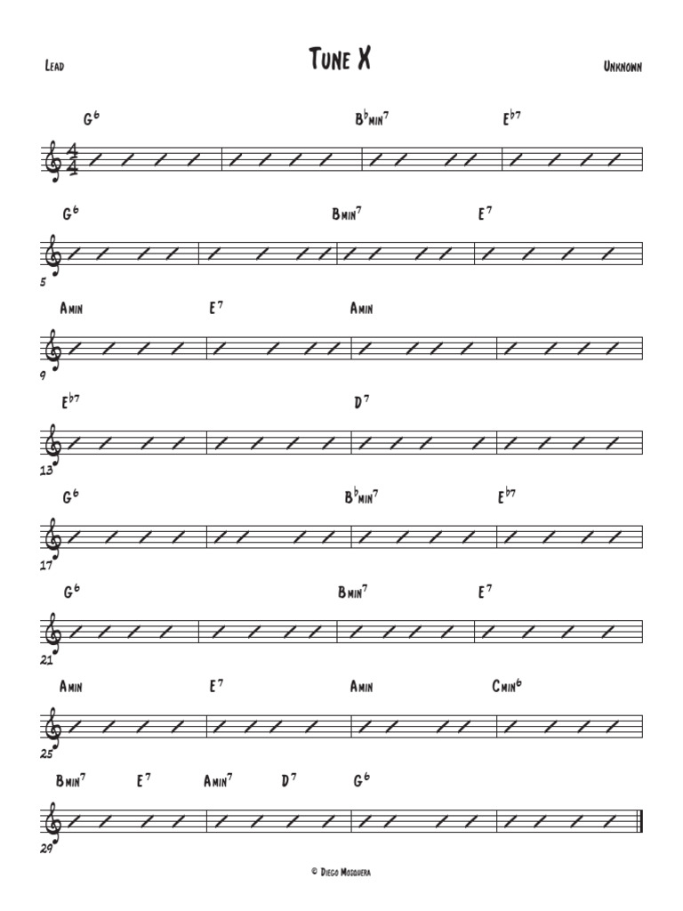 Tune X - Lead | PDF