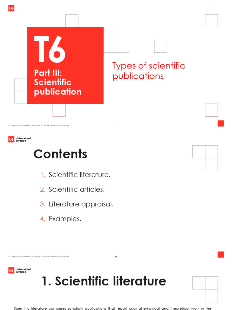 Unit 6 Types of Scientific Publications 22-23 | PDF | Academic Journal ...