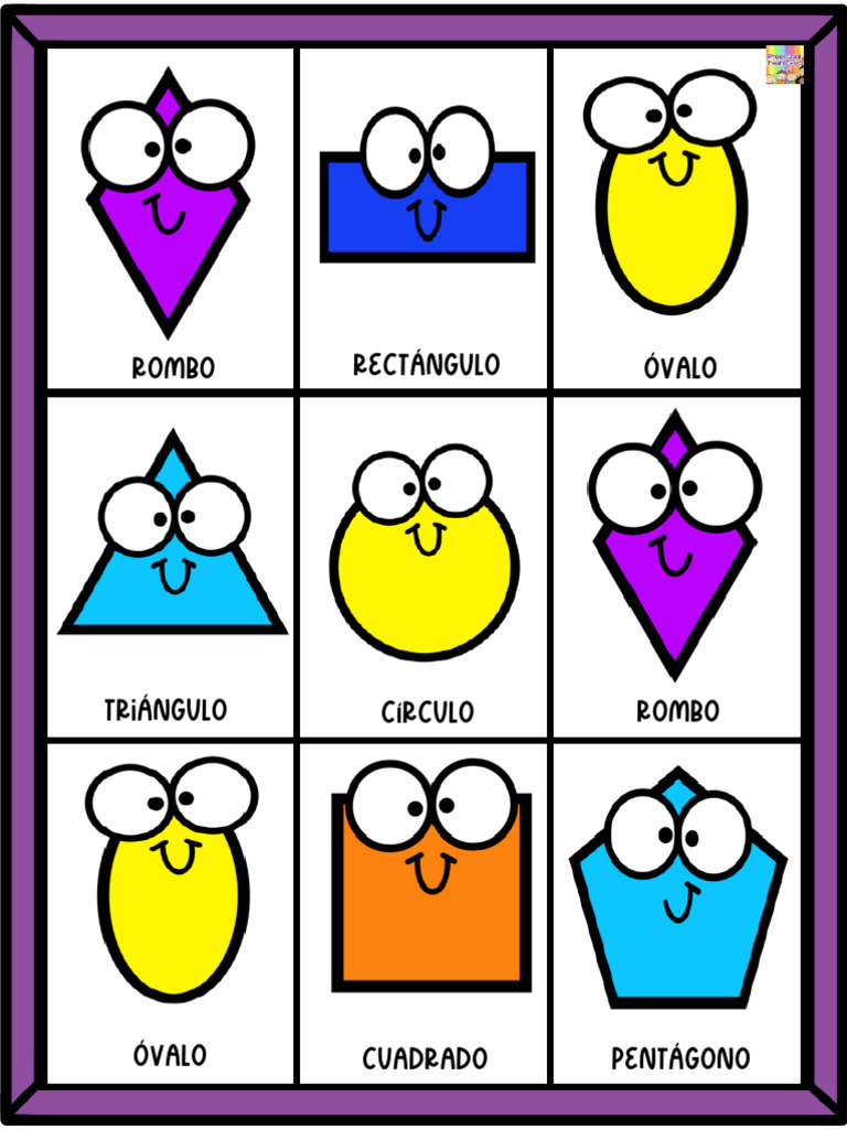 Lotería Figuras Geométricas | PDF | Hogar, jardinería y bricolaje