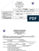 4th Quarter Summative Test In Ap 6 With Key To Correction Pdf