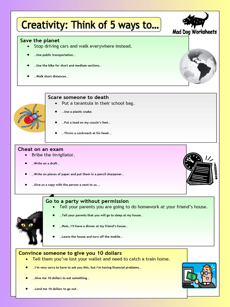 02-HW-Creativity - ELISA MARROQUIN - 2021210042 | PDF | Language Arts ...