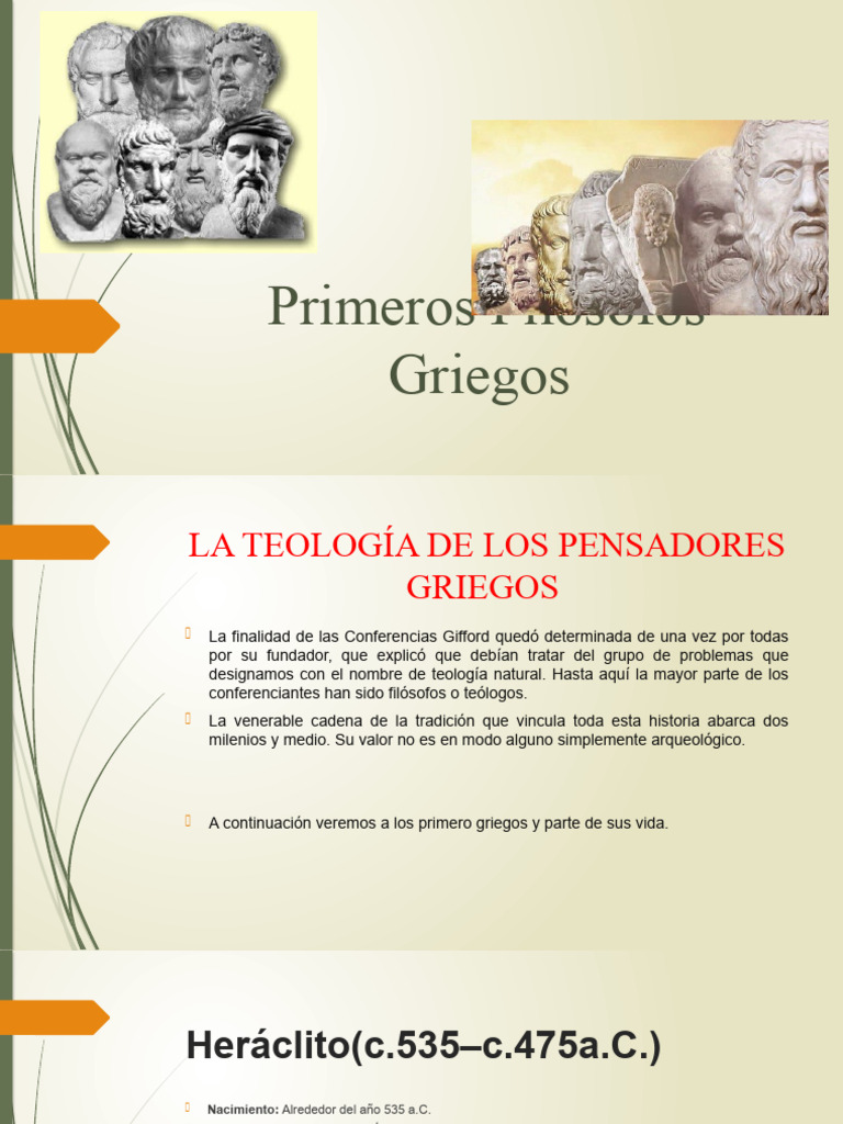 Primeros Filósofos Griegos. | PDF | Platón | Aristóteles