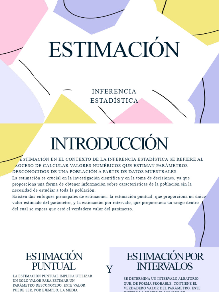 Estimación | PDF | Teoría de la estimación | Estimador