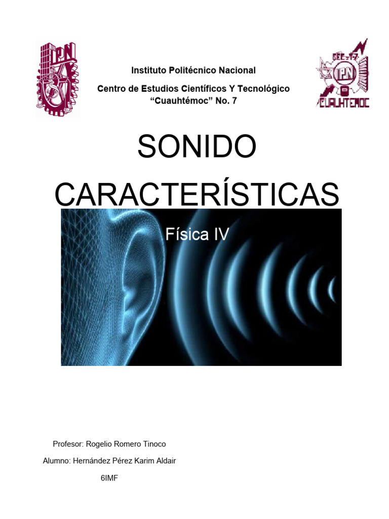 Características Del Sonido | PDF | Sonido | Decibel