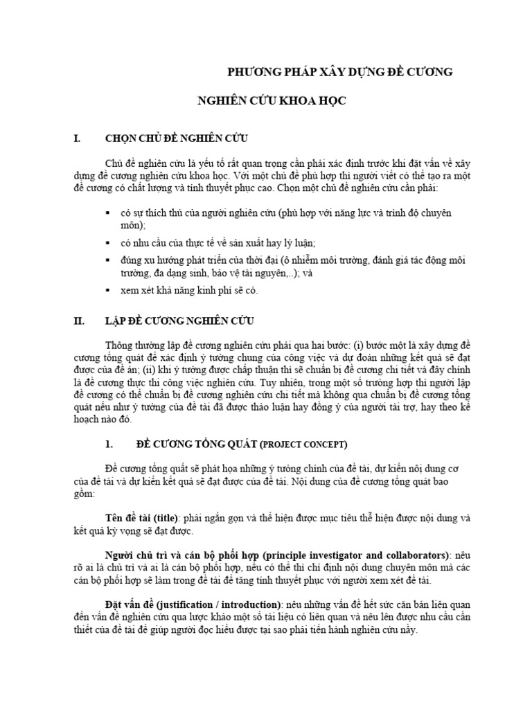 Phuong Phap Xay Dung de Cuong | PDF