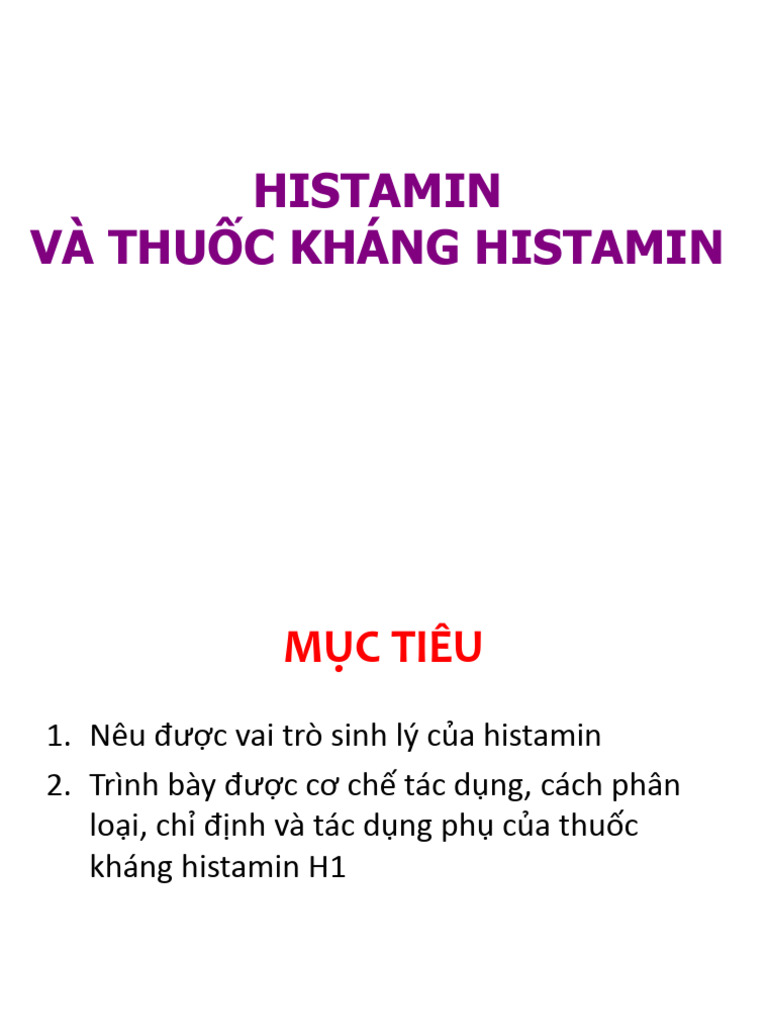 b7. Thuoc Khang Histamin | PDF