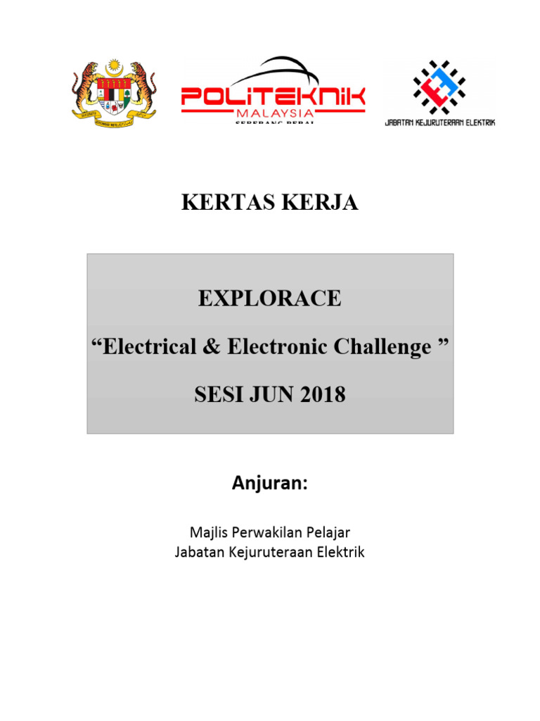 Kertas Kerja Explorace Jun2018 | PDF