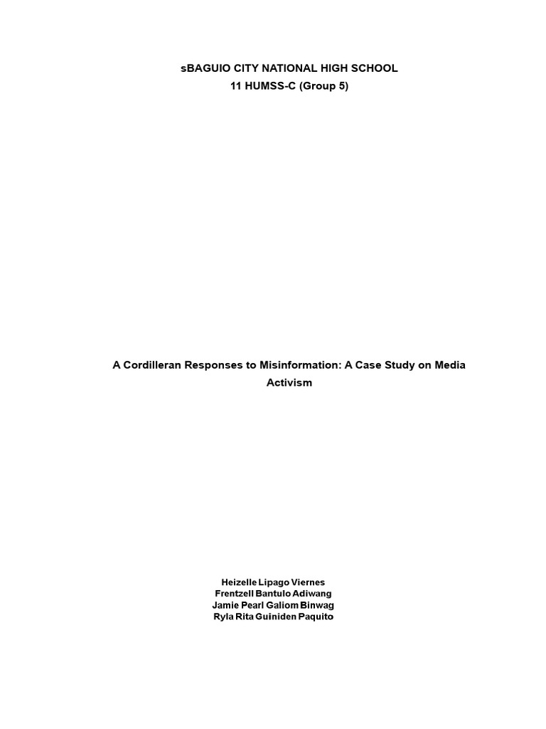 HUMSS-C Practical Research 1 (Group 5) | PDF | Social Media | Popular Culture & Media Studies