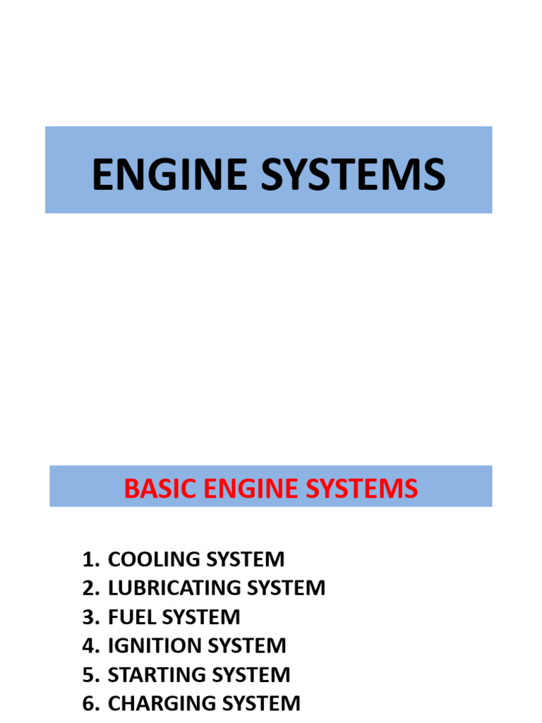 Engine Systems | PDF | Throttle | Fuel Injection