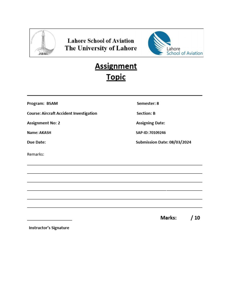 AAI Assignment 2 | Download Free PDF | Flight Recorder | Aviation Accidents And Incidents