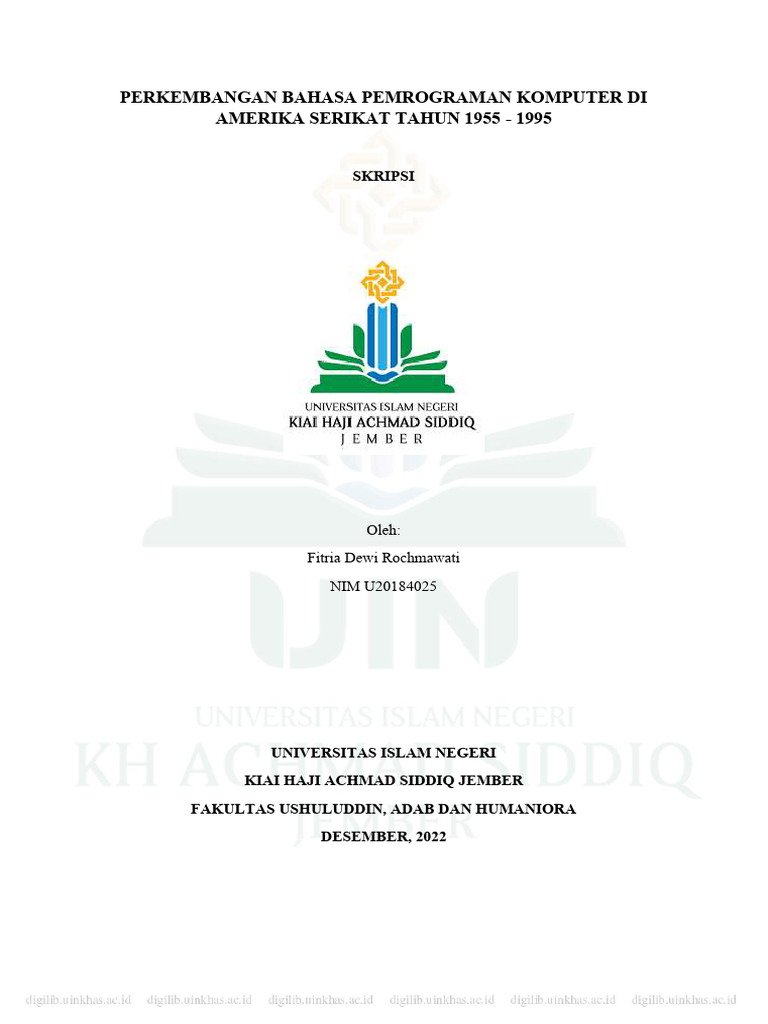 Perkembangan Bahasa Pemrograman Komputer | PDF