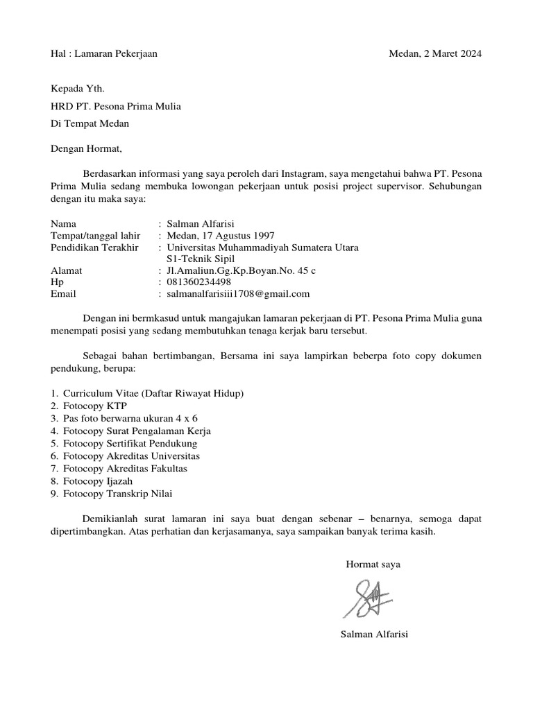 PT. Pesona Prima Mulia | PDF