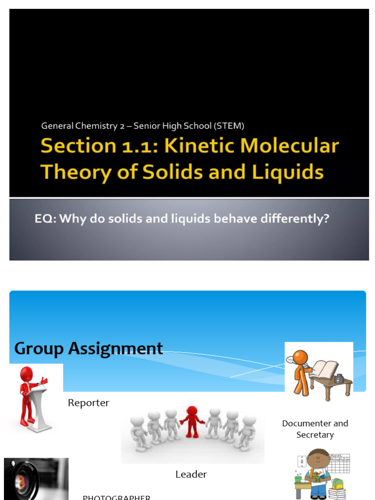 Kinetic Molecular Theory Overview | PDF | Gases | Liquids