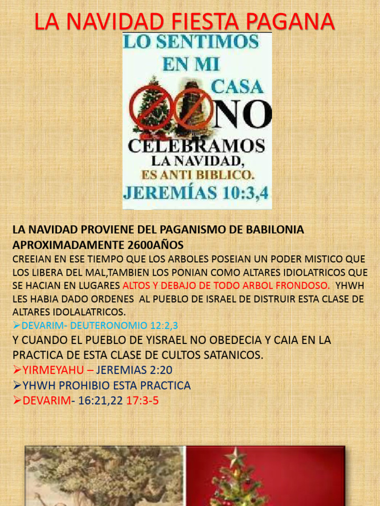 Origen Pagano de la Navidad | PDF | Paganismo | Navidad