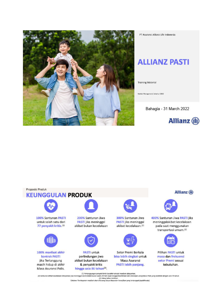 Fitur Allianz Pasti | PDF