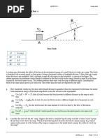 AP - Physics 1 Torque & Rotational Motion FRQ | PDF