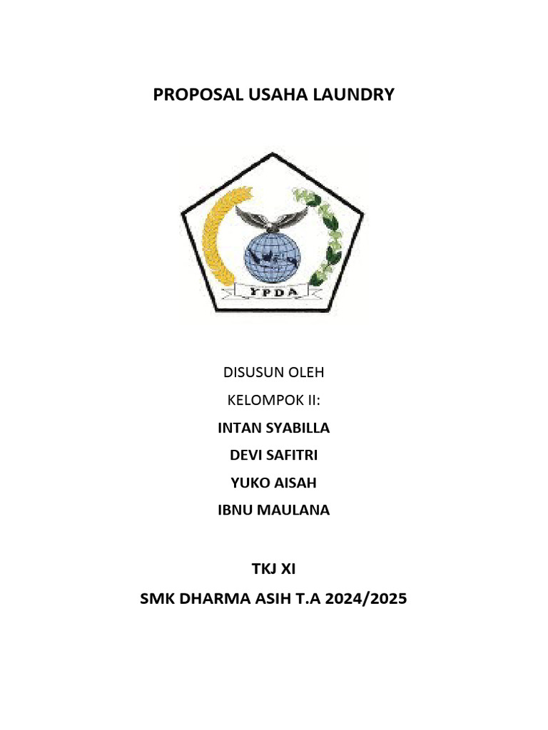 Proposal Usaha Laundry | PDF