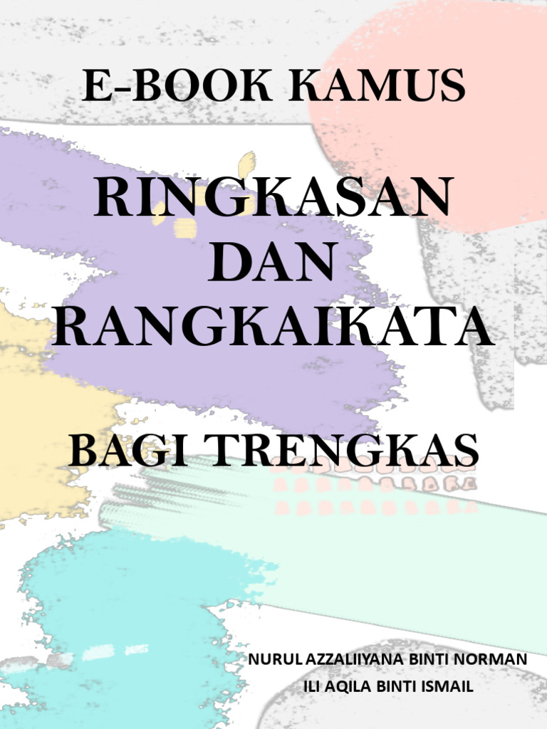 E-Book Kamus Ringkasan Dan Rangkaikata Trengkas | PDF