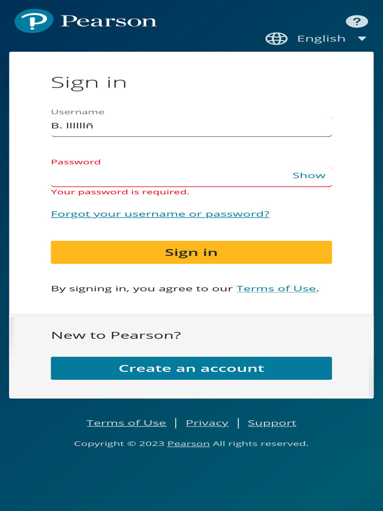 Pearson Sign in | PDF