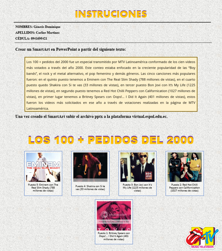 V8 M3 C5 Ejercicio 3 | PDF | Derecho