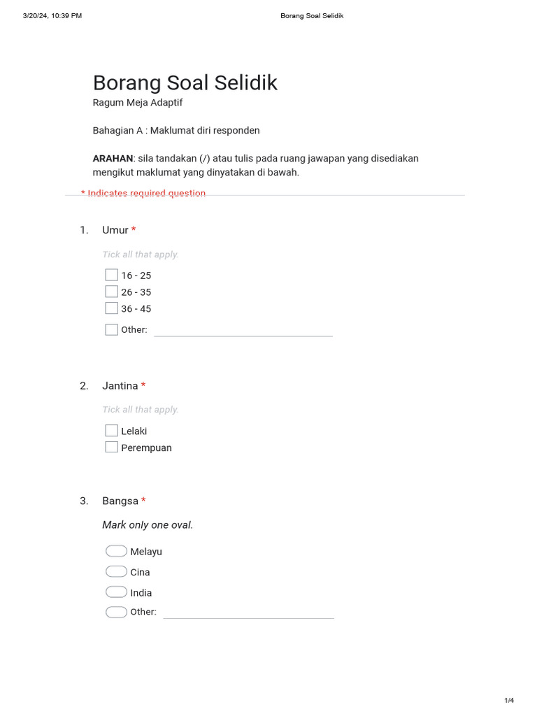 Untitled Form - Google Forms | PDF