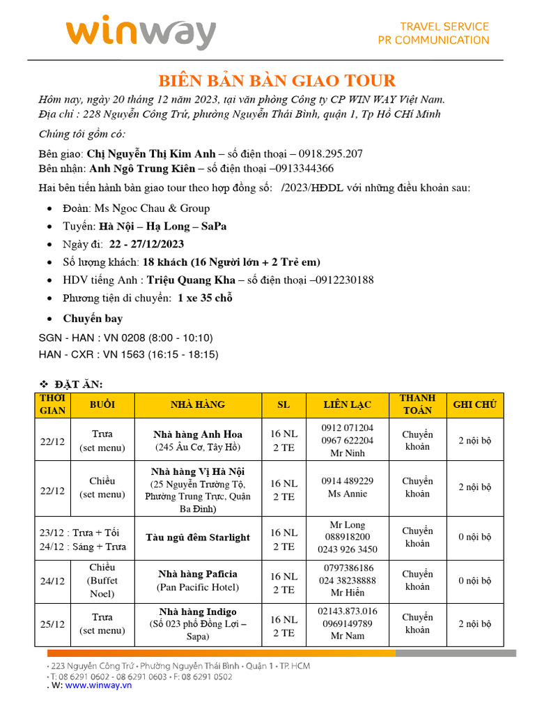 Bbbg-Tour - HDV | PDF