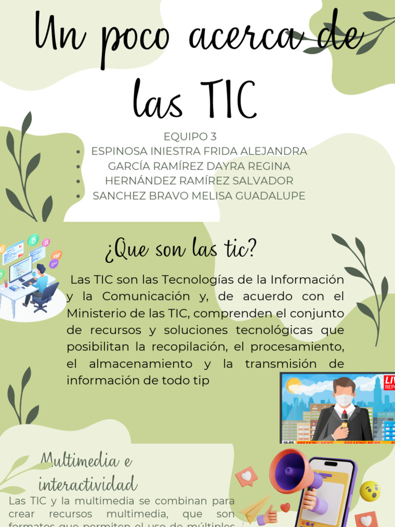 ¿Que Son Las Tics | PDF | Tecnología de información y comunicaciones | Multimedia