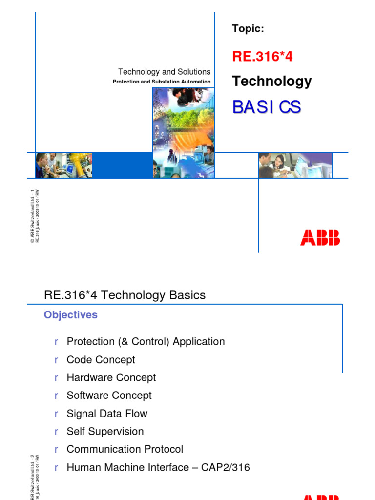 001 RE 316 Basic | PDF | Transformer | Electrical Substation